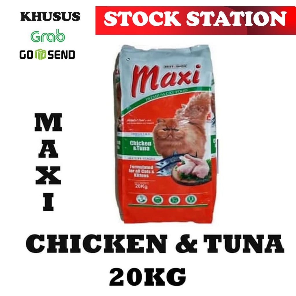 Jual MAXI Chicken & Tuna 20kg (GRAB/GOSEND) | Shopee Indonesia