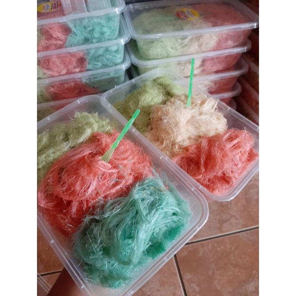 Jual RAMBUT NENEK ARUM MANIS 100gr kemasan BOX 500ML | Shopee Indonesia