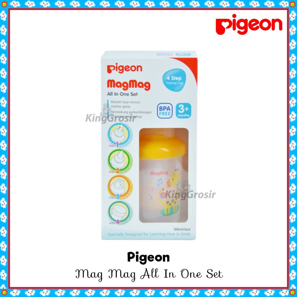 Jual Pigeon Mag-Mag Isi 1 / Mag Mag / MagMag All In One Set Training Cup / Step 2 / Step 3 ...