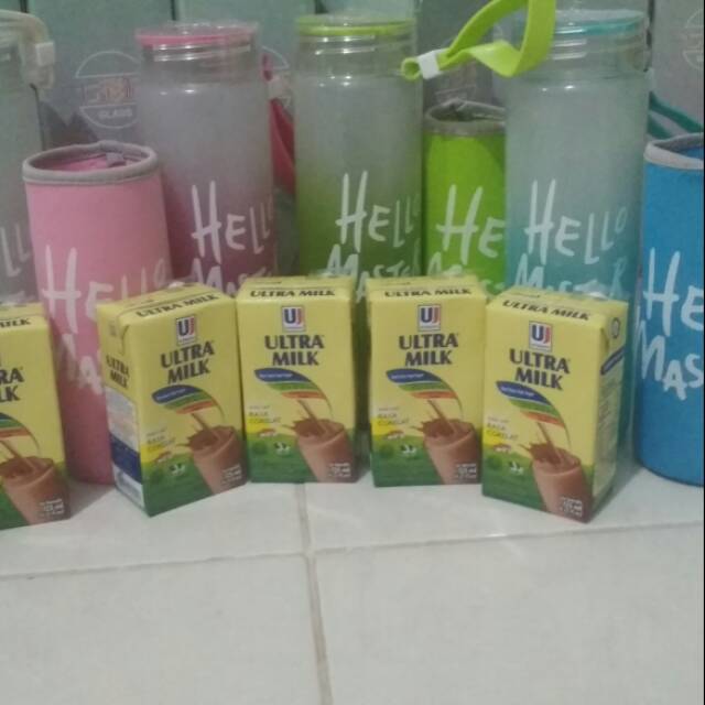 Jual Paket susu ultra milk 125ml (free tumbler 480ml) | Shopee Indonesia