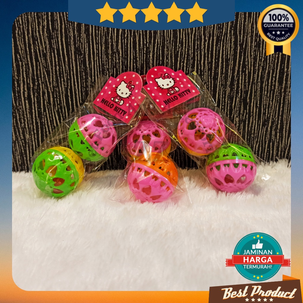 Jual bola kucing | mainan kucing bola | bola mainan kucing ukuran ...