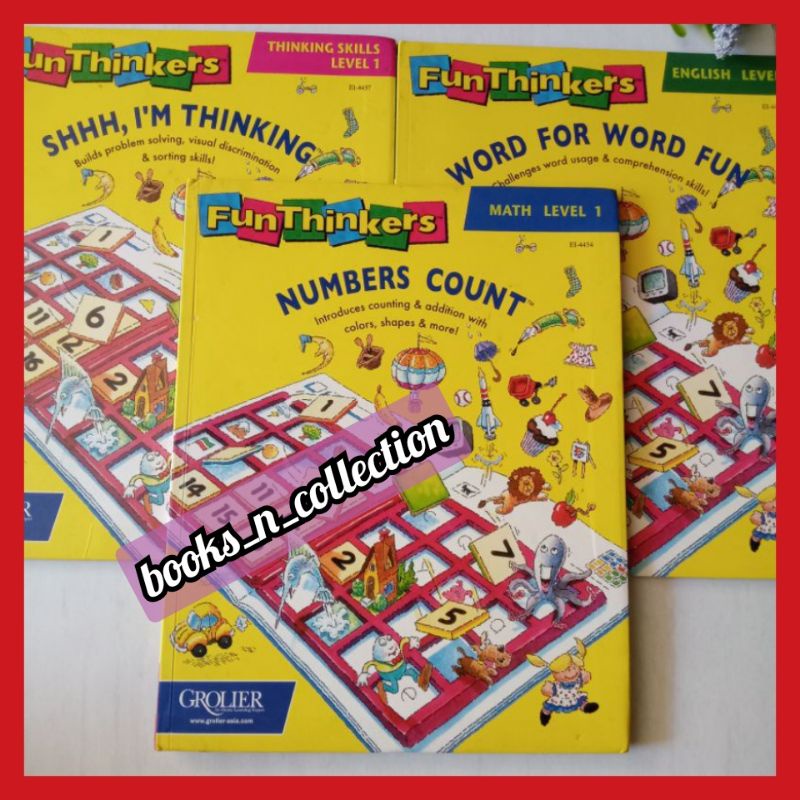 Jual FUN THINKERS preloved FUNTHINKERS ️ pilih level lembar kerja ...