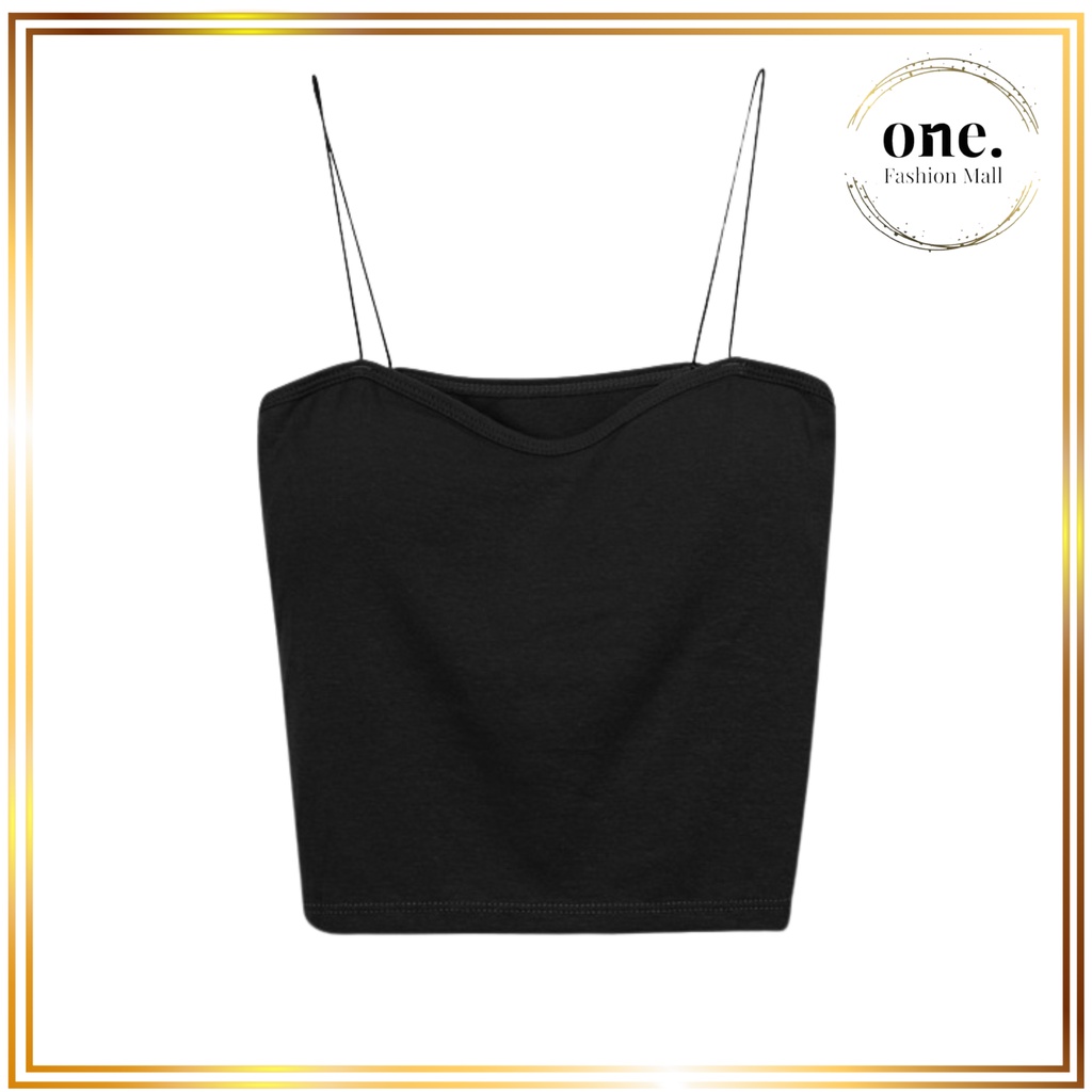 Jual ONEFASHIONMALL BR113 Tanktop Tali Spaghetti Wanita Atasan BH Bra ...