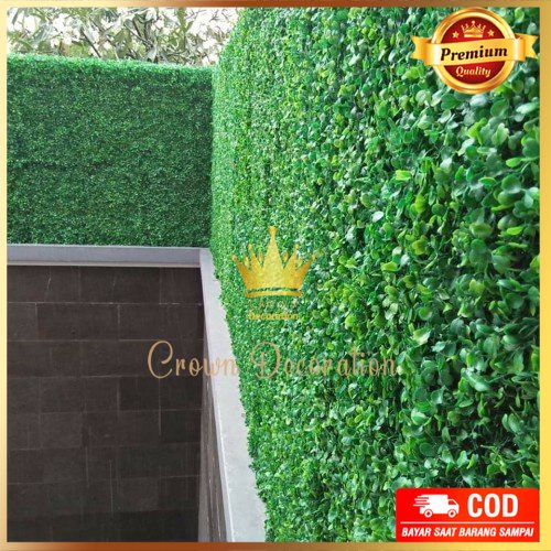 Jual Rumput Dinding Oxylia Ukuran 60cm x40 cm /Daun Dollar Plastik ...
