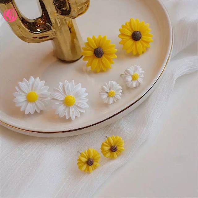 Jual Anting Bunga Daisy Matahari Wanita Lucu Cantik. | Shopee Indonesia