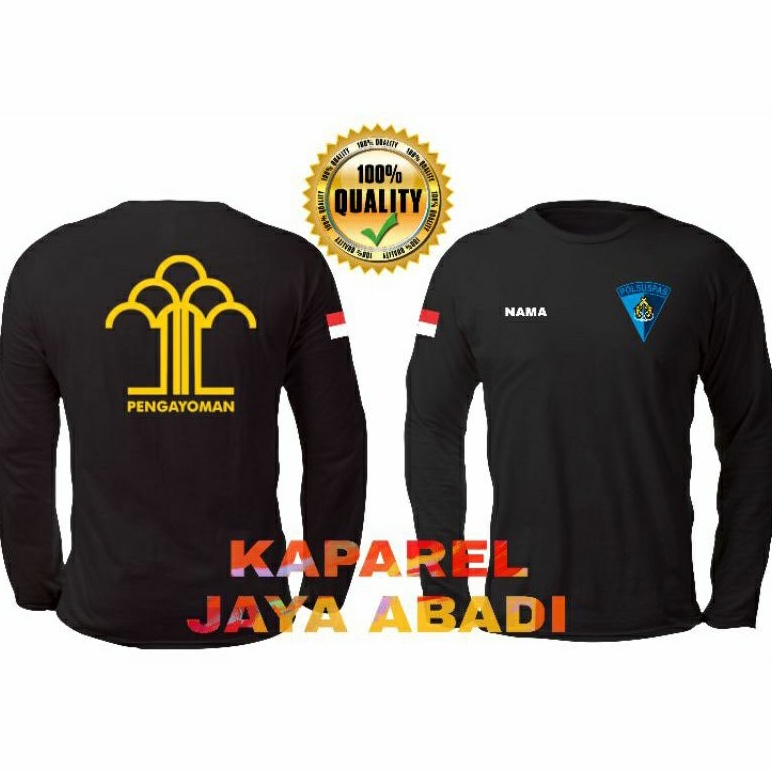 Jual Kaos Polsuspas/Baju Polisi Lapas/Atasan Pria Wanita Polsuspas Kaos ...