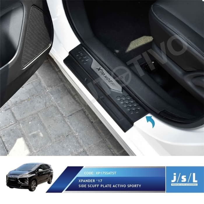Jual JSL Sillplate Samping Xpander 17 Side Scuff Plate Model Activo ...