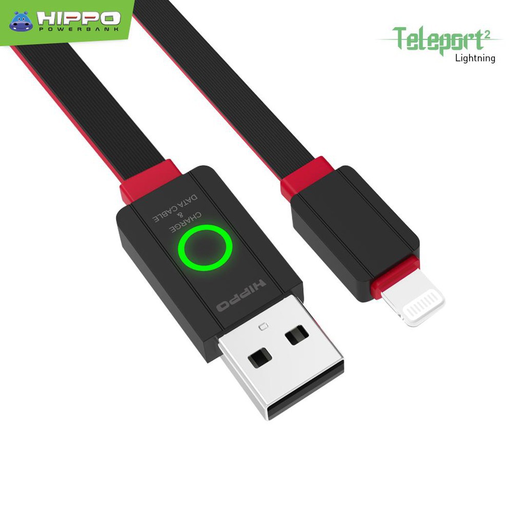 Jual Hippo Kabel Teleport 2 Iphone/Lightning 200cm-Quick Charging ...