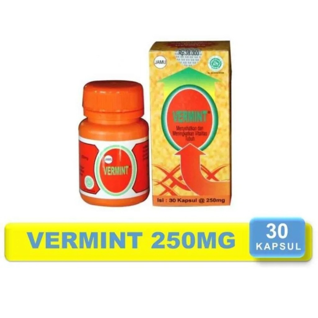 Jual VERMINT 30 Kaps ~ untuk Meringankan Gejala Typhus dan Demam ...