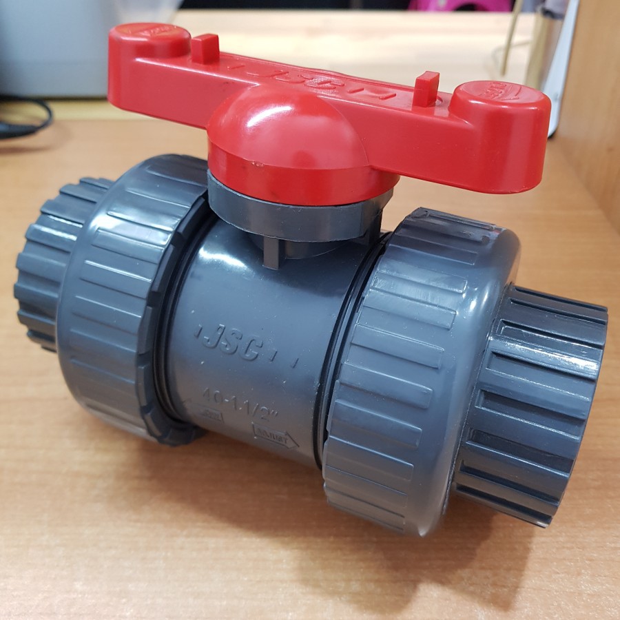 Jual Ball Valve Stop Kran Double Union Watermur Drat Dalam 1-1/2" Inch ...