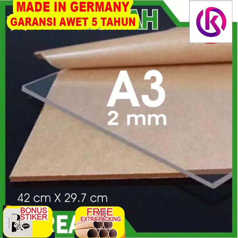 Jual Promo Acrylic Lembaran Ukuran A3 2mm | Shopee Indonesia
