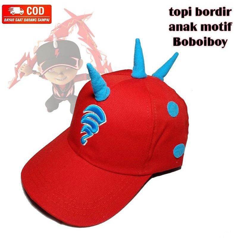 Jual TOPI KARAKTER ANAK KARTUN BOBOIBOY TOPI TANDUK BOY ANAK USIA 2-8 ...