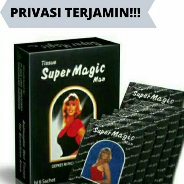 Jual Tissue Magic Man Care - Original - 6 Sachet | Shopee Indonesia