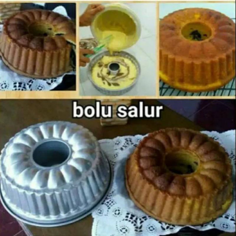 Jual Loyang Kue Bolu | Puding Salur | Marmer Cake | Loyang Bolu Bulat ...