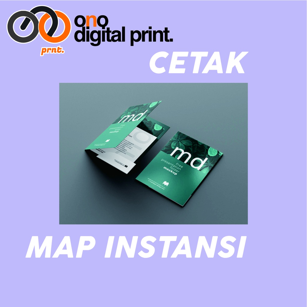 Jual Cetak Map Instansi/ Cetak Map Custom/ Print Folder Full Color ...