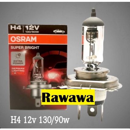 Jual Lampu Bohlam H4 OSRAM 130 90 130/90 Watt 12V halogen utama depan mobil headlamp | Shopee ...