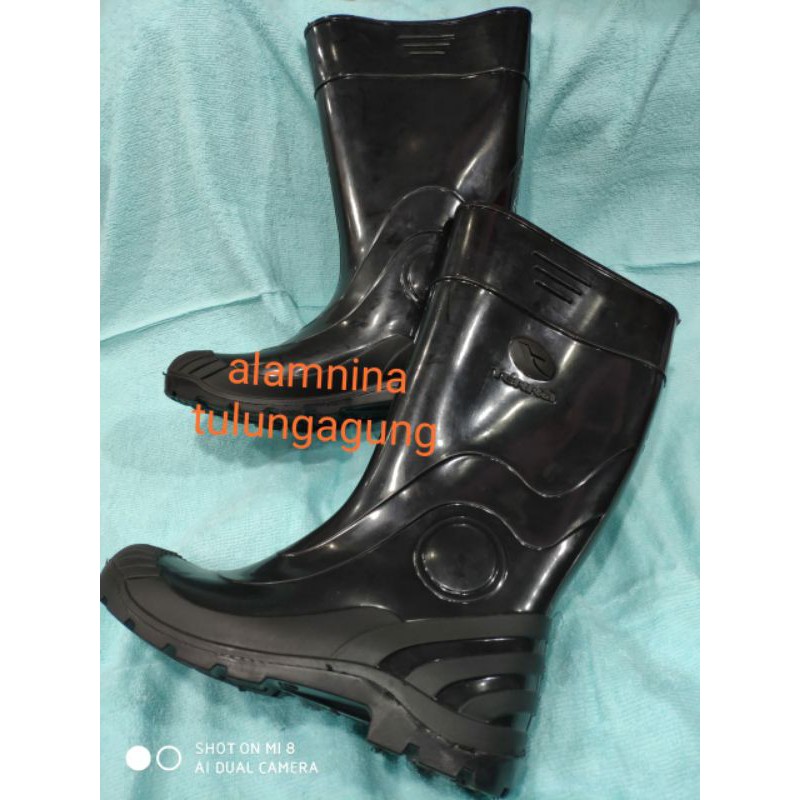 Jual sepatu boot panjang hitam merk ap | Shopee Indonesia
