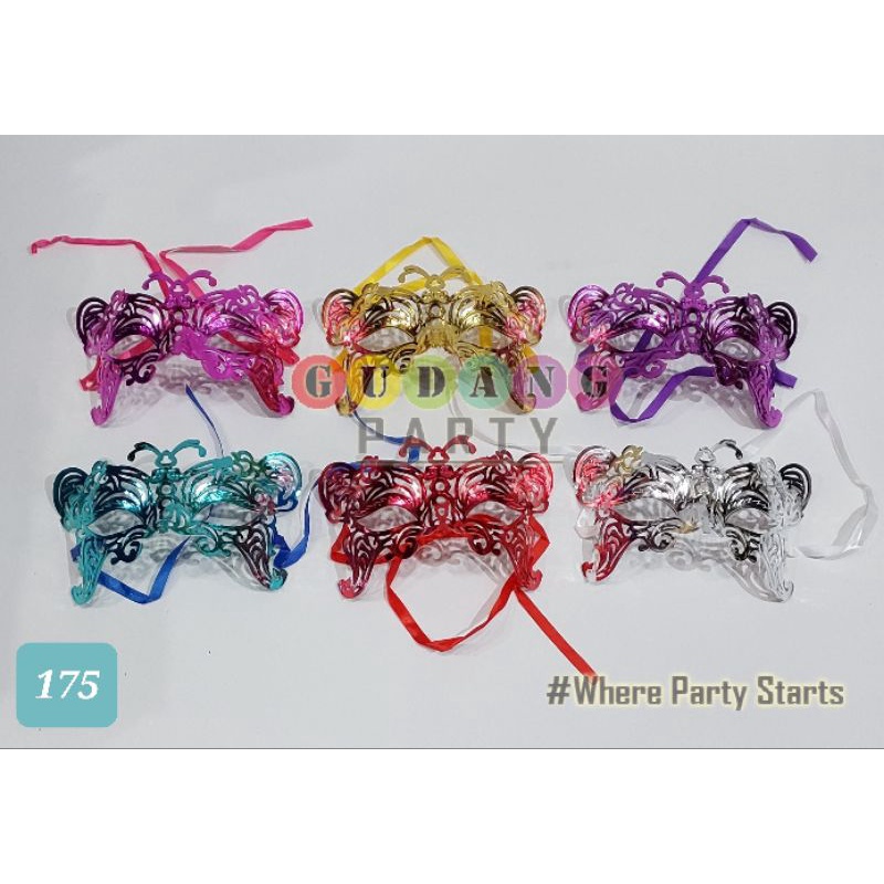 Jual Topeng Pesta/Party Mask/Topeng Half Face/Halloween Mask/Masquerade ...