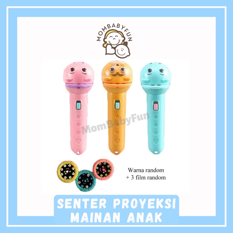 Jual Senter Proyektor Mainan Anak Edukasi Mainan Lampu Proyektor Belajar Karakter Gambar Balita ...