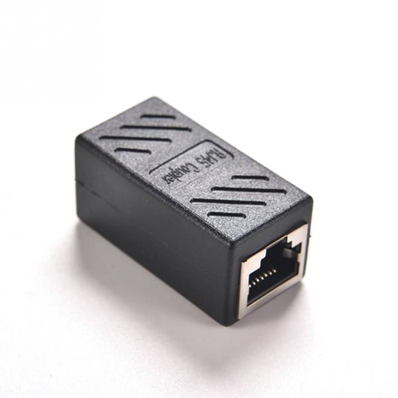 Jual RJ45 Female to Female Cat6 Network LAN Extension Adapter Connector ...