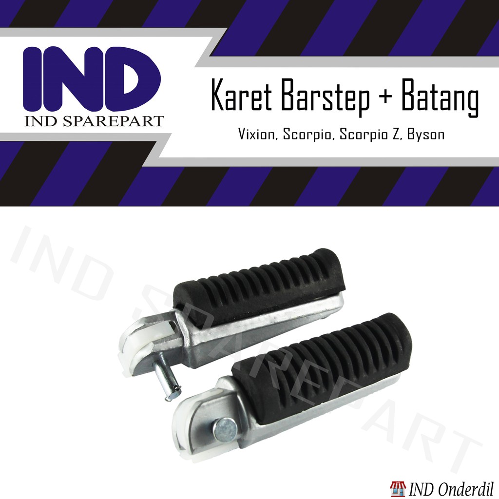 Jual Footstep/Foot Step Barstep Depan/Belakang Vixion & Scorpio & Byson ...