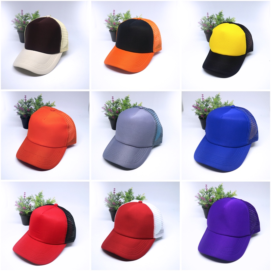 Jual Topi Jaring / Trucker Polos dan Kombinasi Warna Murah | Shopee ...