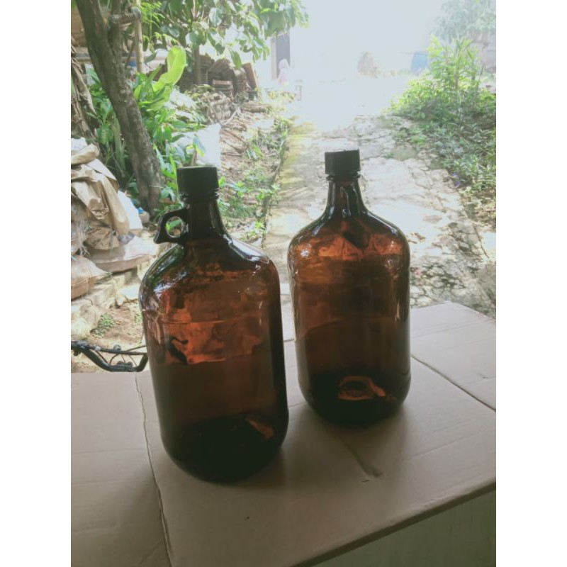 Jual Botol coklat 4liter barang Rekondisi | Shopee Indonesia