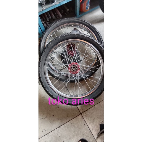 Jual Roda gerobak Jari jari Motor ring 17 (1 PASANG TANPA AS) | Shopee ...