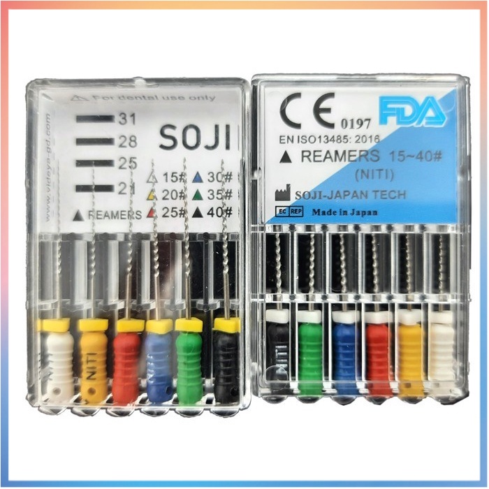 Jual Dental Jarum Endo Reamers NITI UKURAN #15-40 - 25 mm | Shopee ...