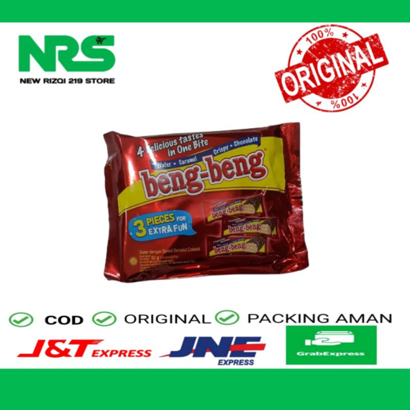 Jual Beng Beng Wafer Chocolate Extra Fun Pack isi 3 pcs | Shopee Indonesia