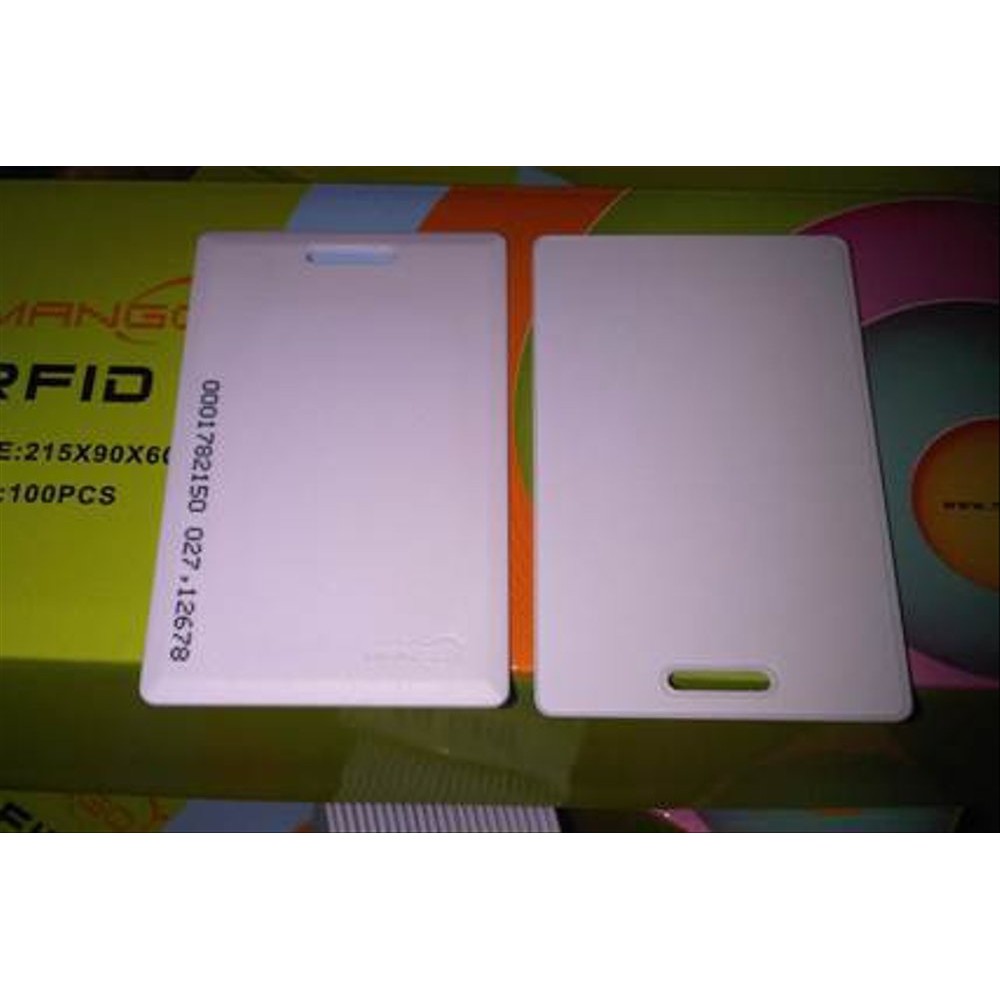 Jual Kartu EM125Khz Tebal (proximity card, kartu RFID, kartu akses ...