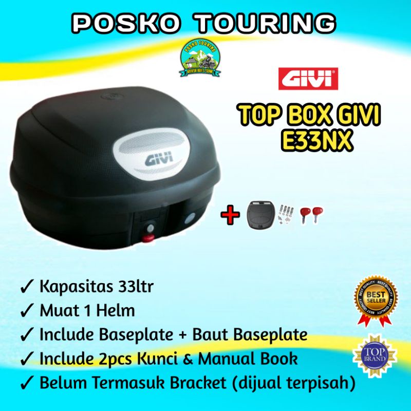 Jual Top Box Givi E33 E33NX | Box Motor Touring | Shopee Indonesia