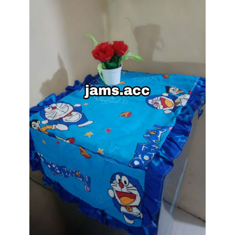 Jual cover alas kulkas karakter doraemon dan bunga | Shopee Indonesia