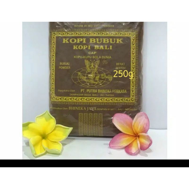 Jual Kopi Bali Cap Kupu Kupu Bola Dunia 200g | Shopee Indonesia