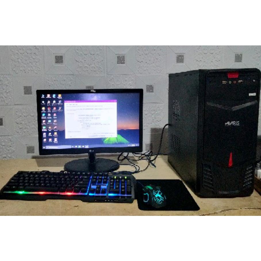 Jual PC Gaming AMD A8 Lcd 16-19inch Ram 8Gb/HDD 500Gb/VGA R7 2Gb ...