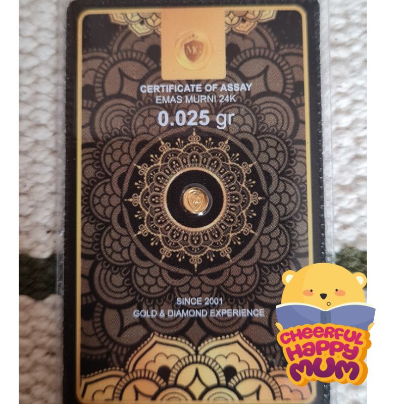 Jual MiniGold Mini Gold Kado Emas 0.025 gram 0.025gram 0,025 gram 0 ...