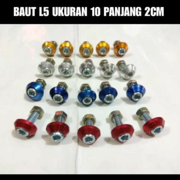 Jual MONEL BAUT L5 WARNA PANJANG 2CM | Shopee Indonesia