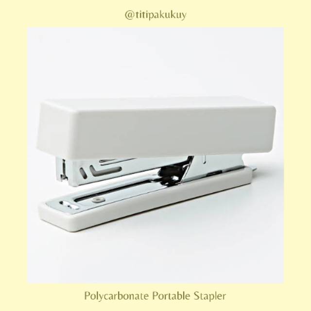 Jual Polycarbonate Portable Stapler MUJI | Shopee Indonesia