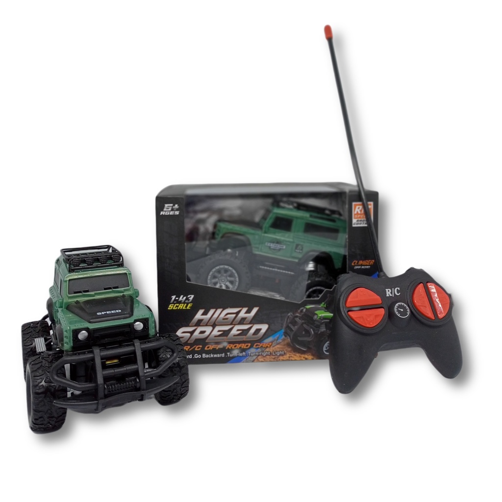 Jual Mobil Remote Control High Speed Jeep Off Road Hijau Army | Shopee ...