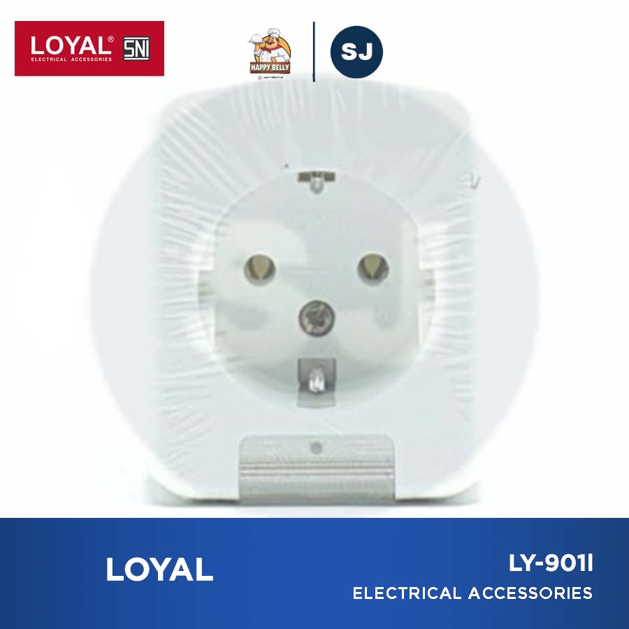 Jual LY-901L Loyal 1 LBG LED ( TANPA KABEL ) Stop Kontak / Colokan ...