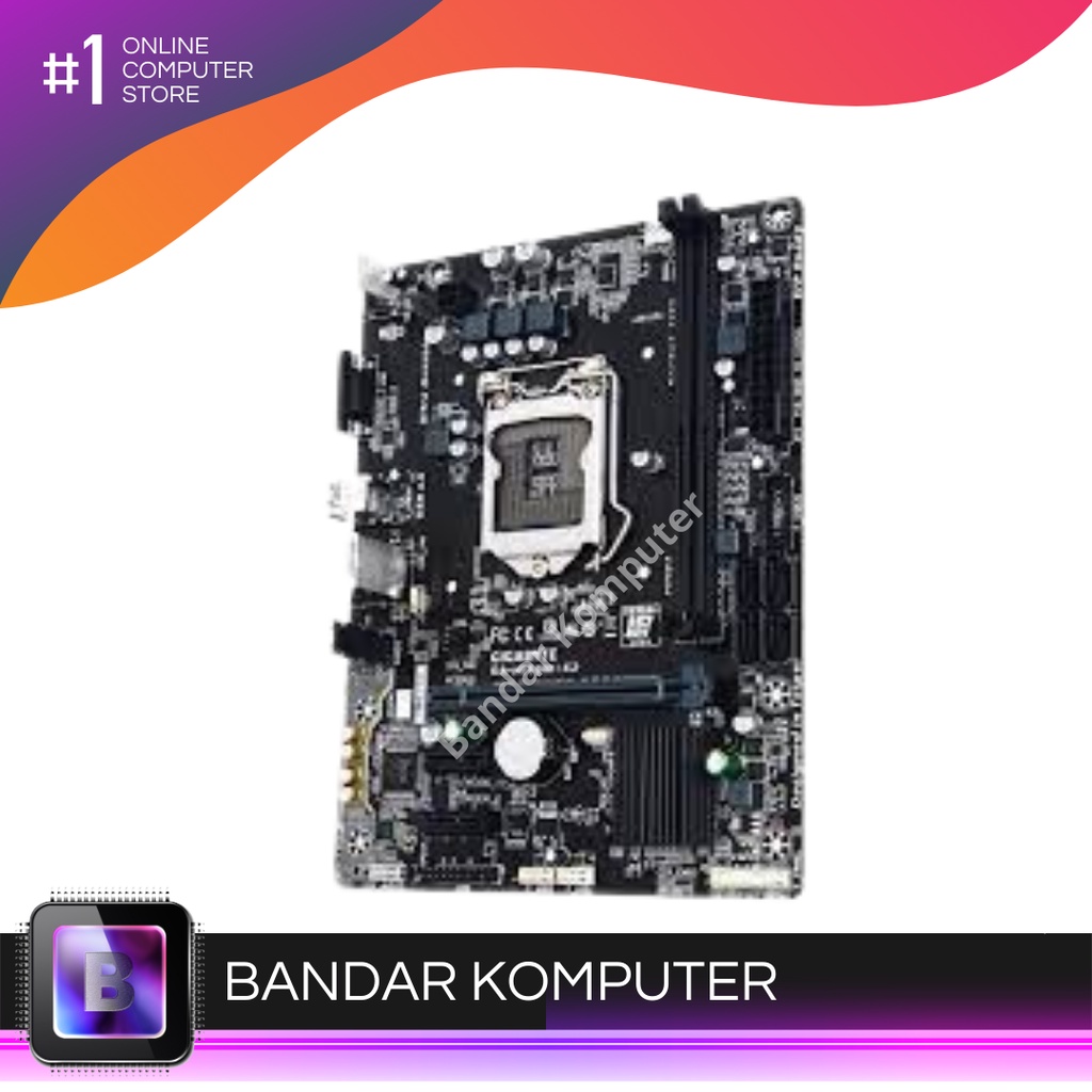 Jual MOTHERBOARD GIGABYTE H110M S2 Pi | Shopee Indonesia