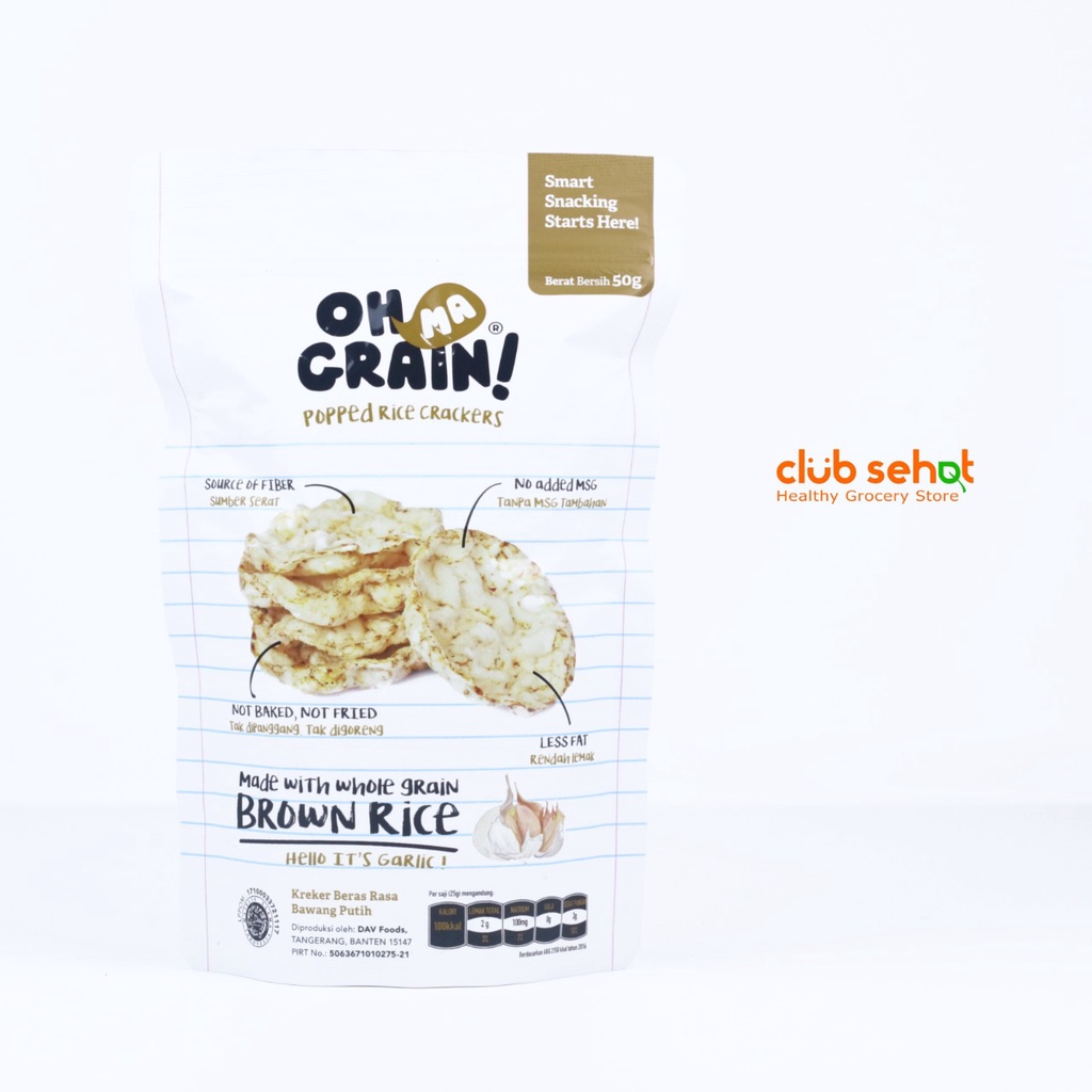 Jual Oh Ma Grain - Brown Rice Original 50Gr Nett Price | Shopee Indonesia