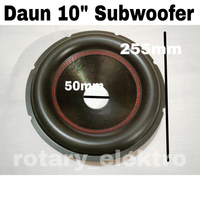 Jual DAUN SPEAKER 10"SUBWOOFER RIM BESAR 50MM X 255MM + TERMASUK BIAYA ...