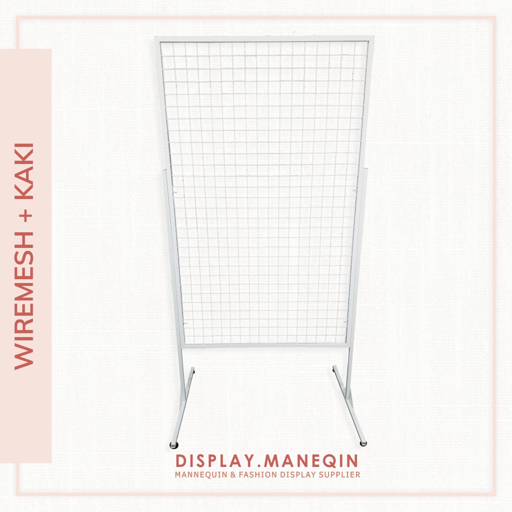 Jual Rak Display Wiremesh dan Tiang Kaki Penyangga | Shopee Indonesia