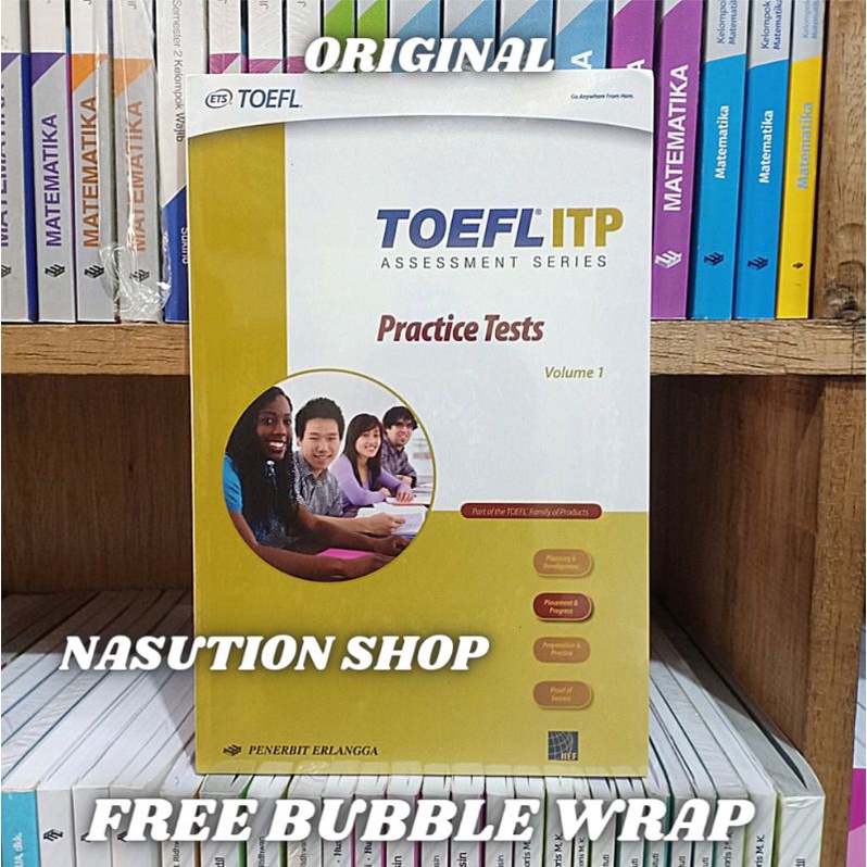 Jual ORIGINAL ERLANGGA BUKU TOEFL ITP ASSESSMENT SERIES PRACTICE TESTS ...