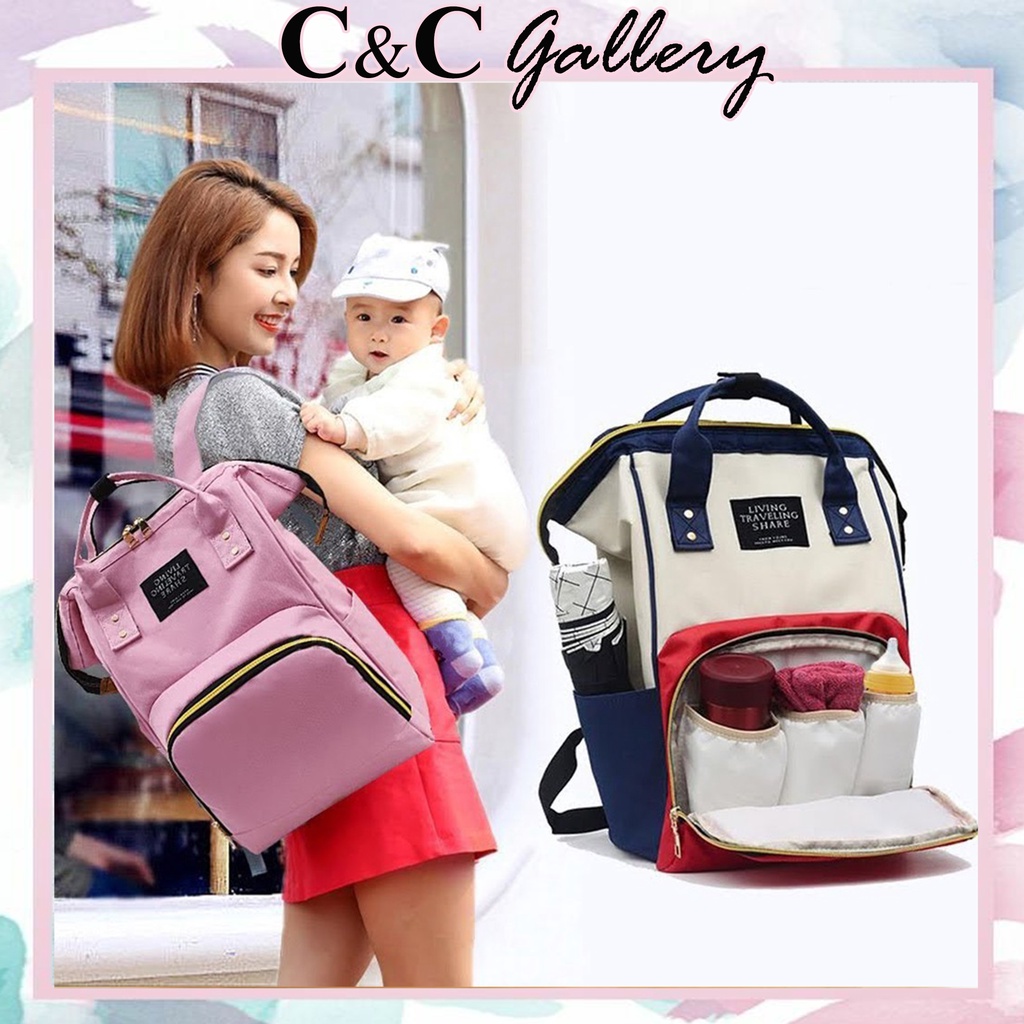 Jual TAS BAYI MULTIFUNGSI / TAS POPOK / BABY DIAPER BAG PERAWATAN TAS ...