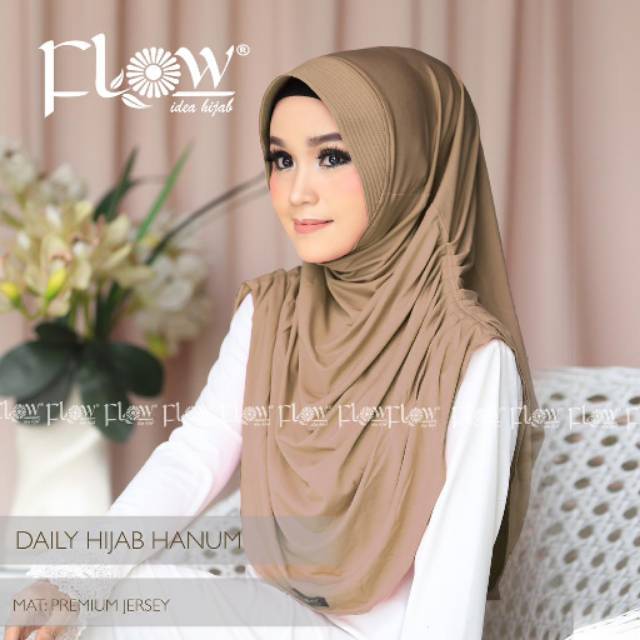 Jual Hijab Daily HANUM Original Flow Idea | Shopee Indonesia