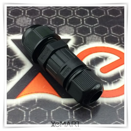 Jual Bullet Waterproof Junction Box IP68 with Build-In 2 Line Terminal 400V 13A PG9 Cable Gland ...