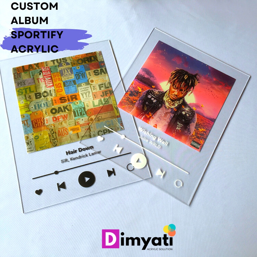 Jual Album Sportify/Custom Akrilik/Album Sportify Acrylic | Shopee ...