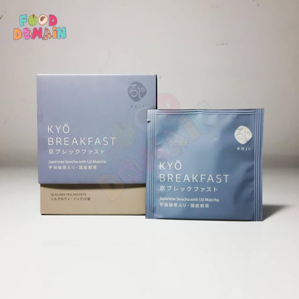 Jual ROJI Kyo BreakFast Japanese Sencha with Uji Matcha - 1 Box ...